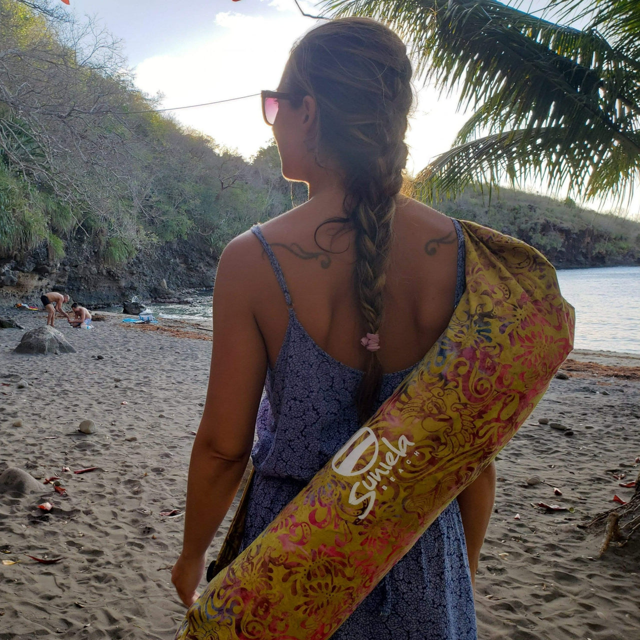 Hand-Dyed Batik Yoga Mat Bag – Suniela Beach