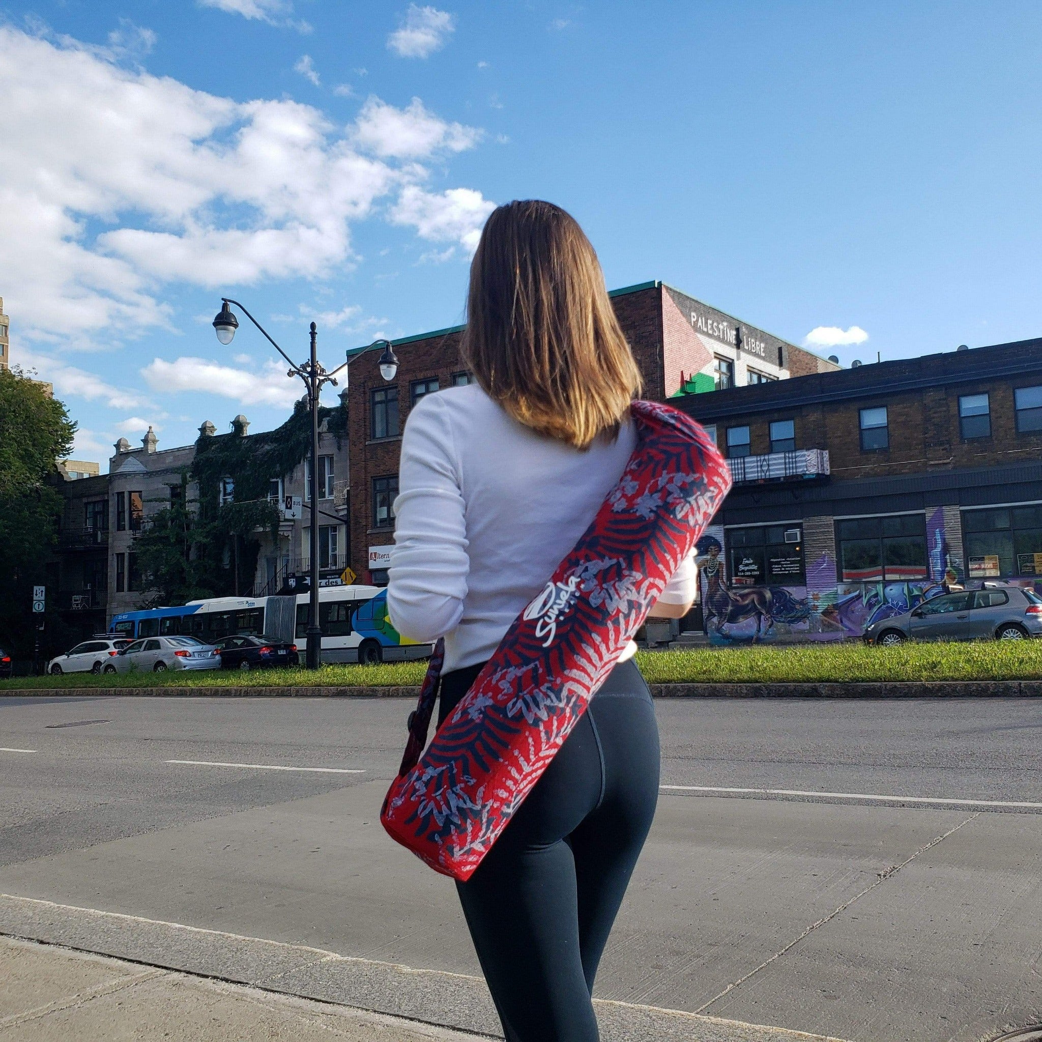 Hand-Dyed Batik Yoga Mat Bag – Suniela Beach